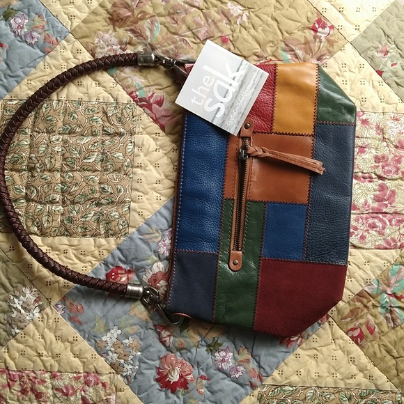 The Sak | Bags | The Sak New With Tag Leather Boho Hippie Patchwork Purse Handbag | Poshmark